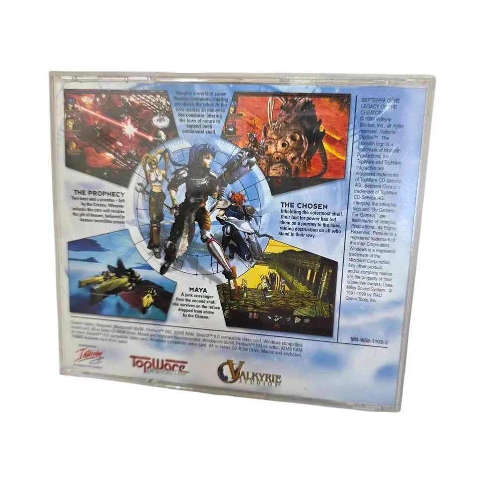 Video Games & Consoles | Septerra Core Legacy Of The Creator Pc Cdrom ...